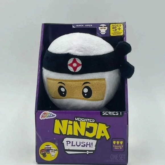 Grafix | Toys | Ninja Plush Weighted Ninja Plush Series Quick Viper ...